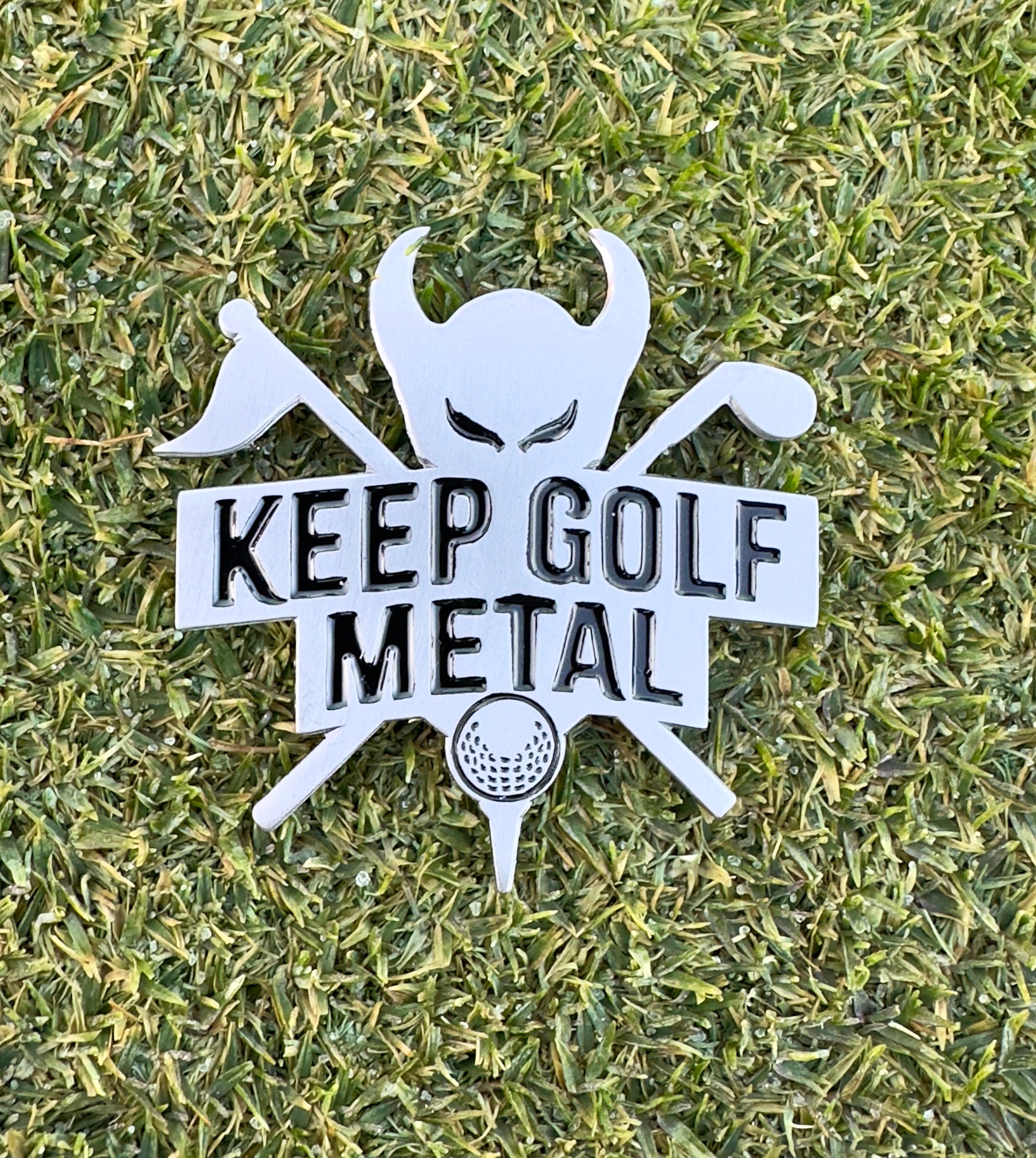 Keep Golf Metal Logo Ball Marker